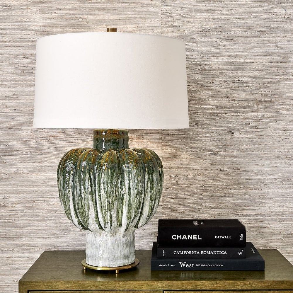 UTM Squash Reactive Glaze Table Lamp 29" – Peddler Interiors