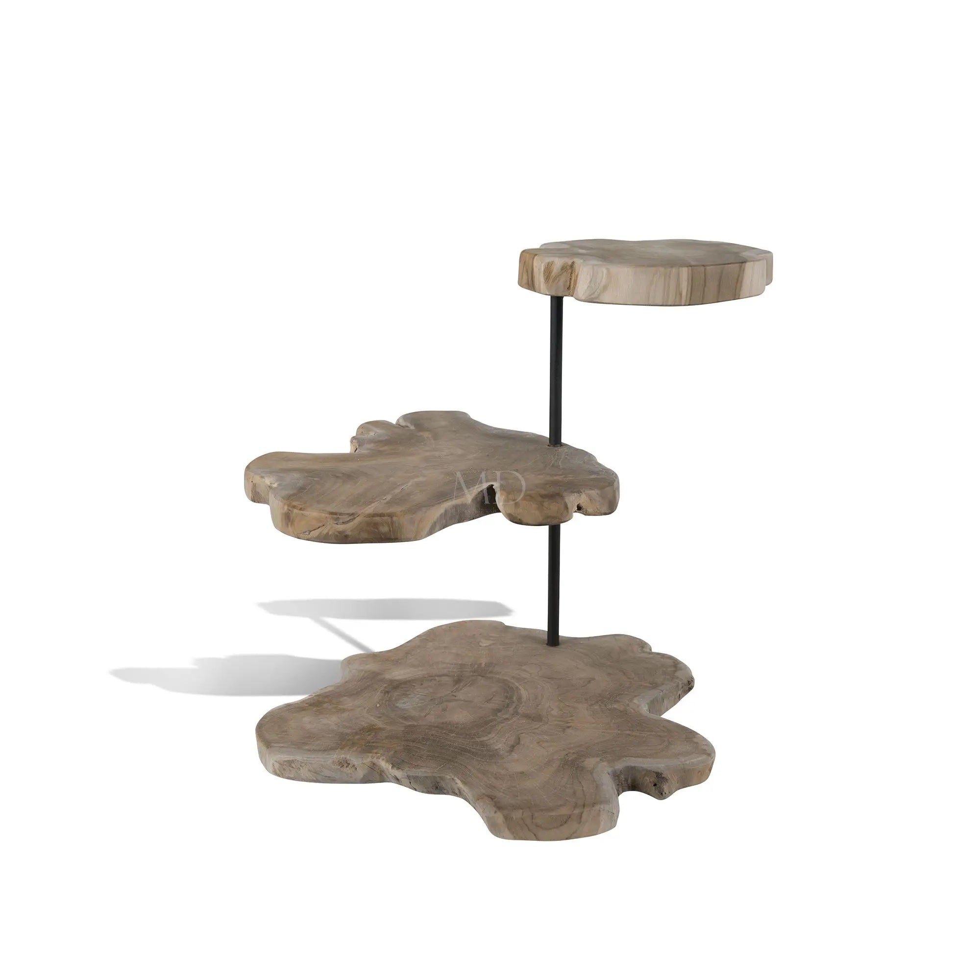 MTD Teak Wood 3 Tier Stand – Peddler Interiors