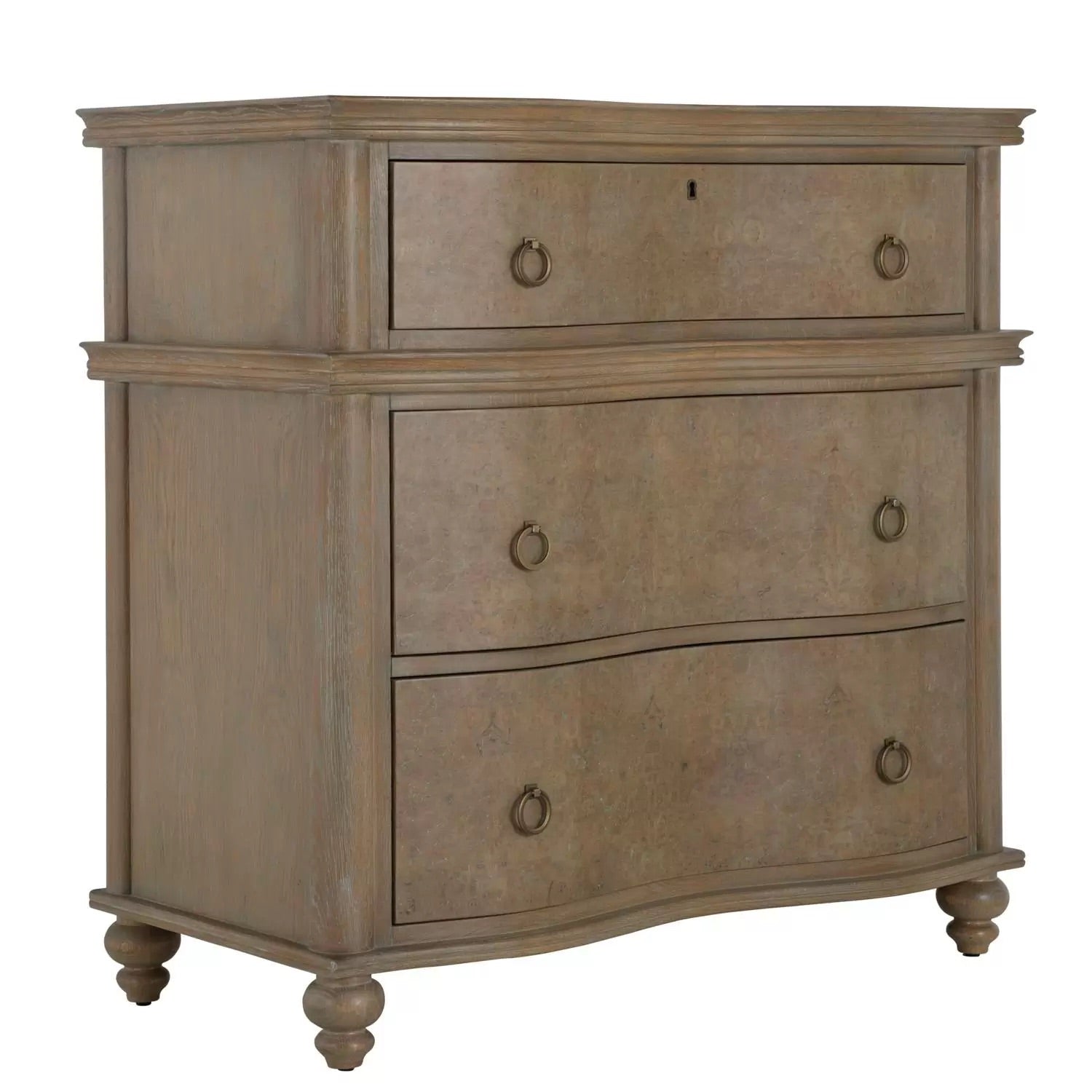 Baron Chest - Cerused Brown - 43W 22.25D 42H – Peddler Interiors