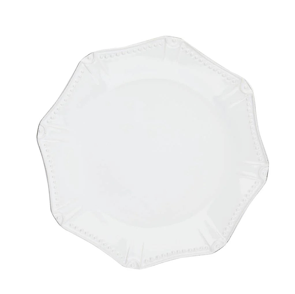 Isabella - Pure White - Octagonal Dinner Plate 11.25" – Peddler Interiors