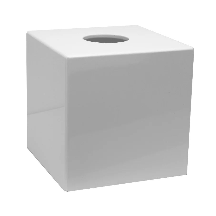 Tissue Box in White 5.5" – Peddler Interiors